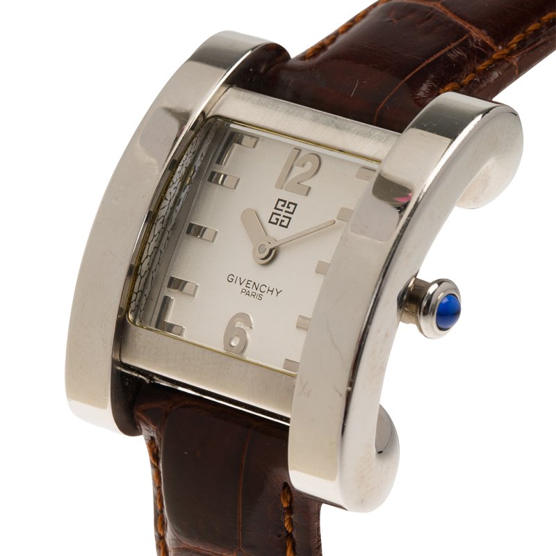 Givenchy Silver Stainless Steel Koleos Women's Wristwatch 29MM Givenchy ...