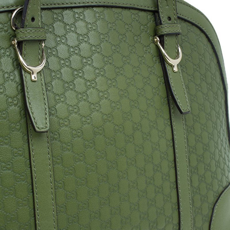 Green Guccissima Leather Slim Tote Bag | IUCN Water
