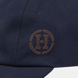 Hermes Navy Blue Miles H Circle Cotton Baseball Cap Hermes | The Luxury ...