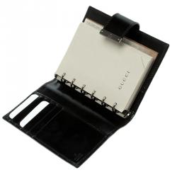 Gucci Black GG Imprime Coated Canvas Agenda Planner Gucci | The Luxury ...