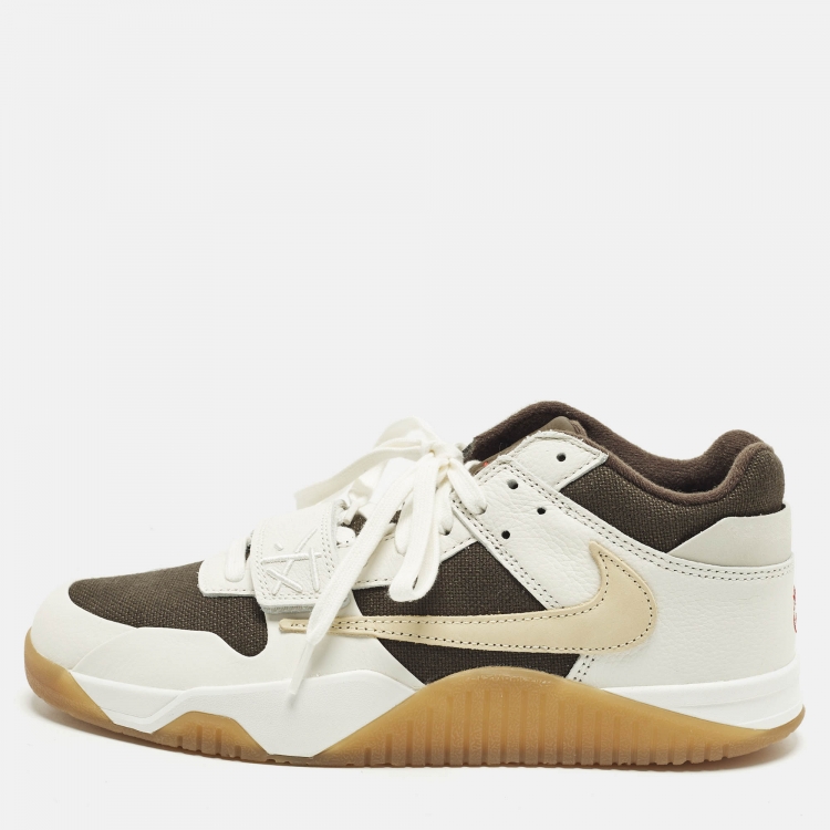 Air Jordans Jordan Jumpman Size 46 Two Tone Knit Fabric and Leather ...