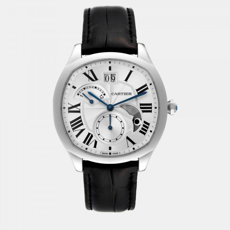 Cartier Drive Retrograde Large Day Night Steel Men's Watch 40 mm ...