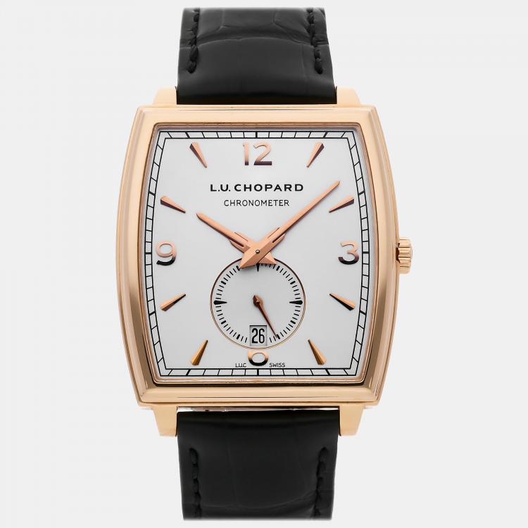 Chopard Silver 18k Rose Gold L.U.C 162294-5001 Automatic Men's ...