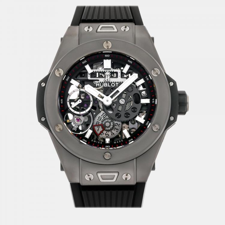 Hublot Skeleton Titanium Big Bang 414.NI.1123.RX Manual Winding Men's ...