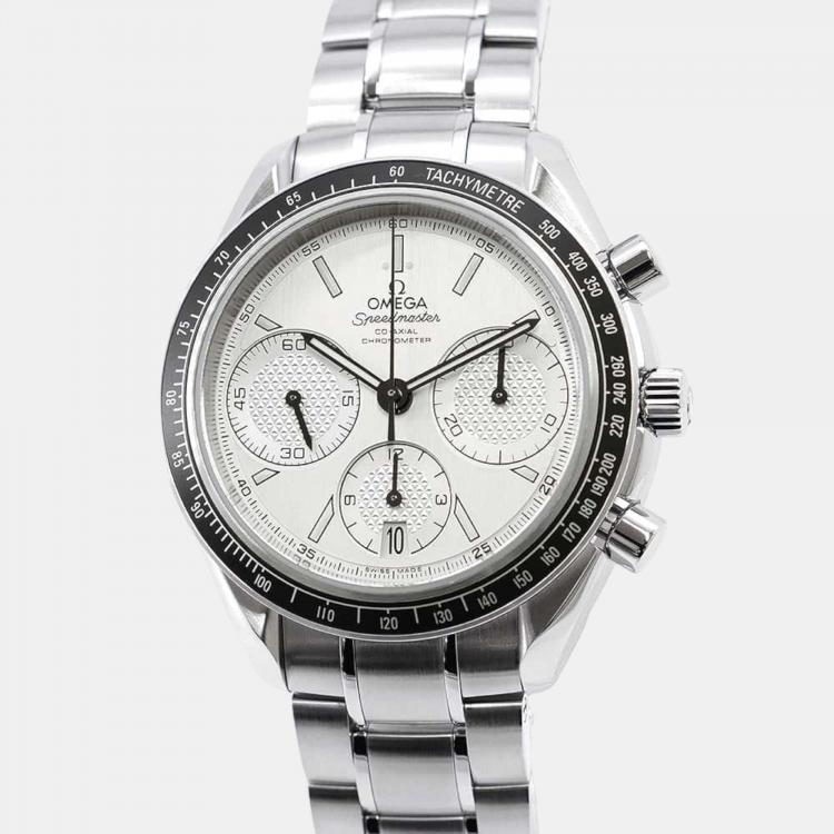 Omega Silver Stainless Steel Speedmaster Racing Automatic Men's ...