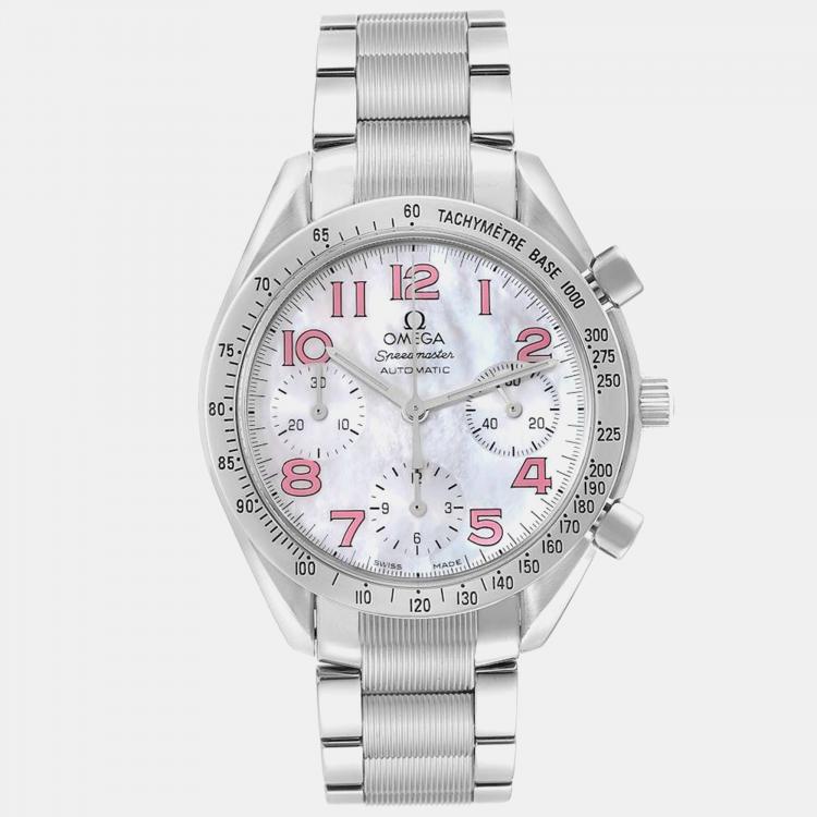 Omega Mother of Pearl Stainless Steel Speedmaster Automatic Men's ...