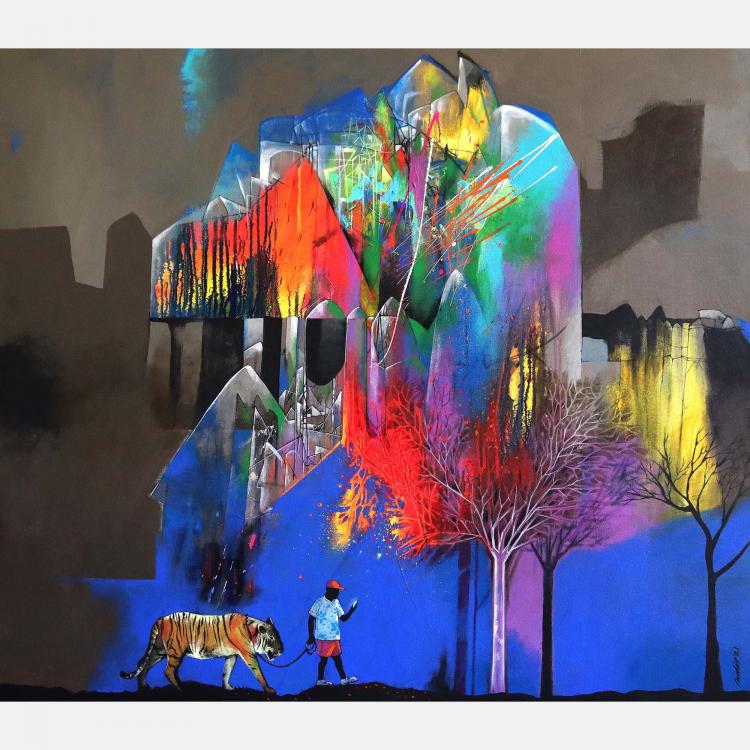 I Have The Best One By Pradip Sengupta, India,2021 (106 X 121) Pradip ...