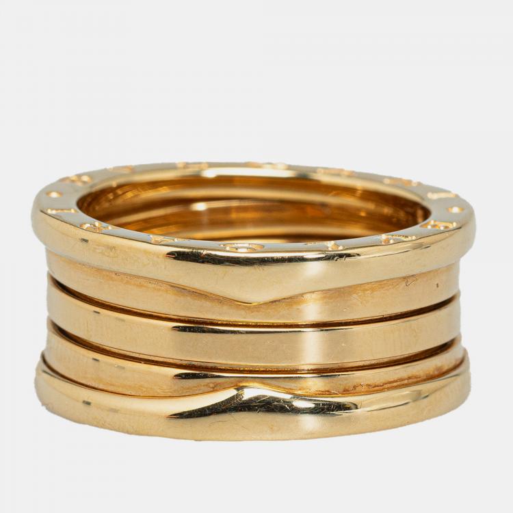 Bvlgari 18K Yellow Gold B.Zero1 Three Band Ring Bvlgari | The Luxury Closet