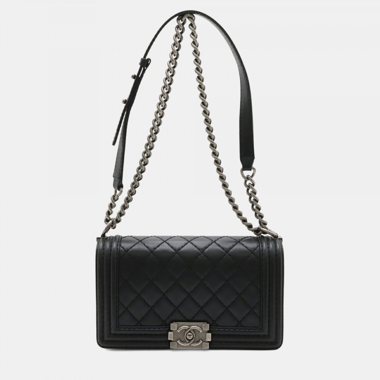 Chanel Boy Chanel 25 Wild Stitch Matelasse Coco Mark Chain Shoulder Bag ...