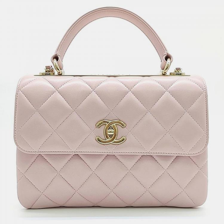 Chanel Baby Pink Leather Small Trendy CC Flap Bag Chanel | The Luxury ...