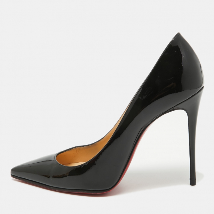 Christian Louboutin Black Patent Leather So Kate Pumps Size 39 ...