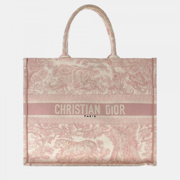 Dior Pink Large Toile de Jouy Book Tote Dior | The Luxury Closet