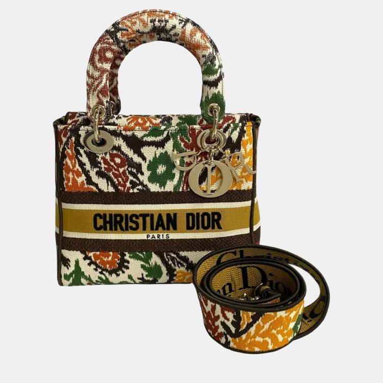 Dior Multicolor Canvas Medium Toile De Jouy Lady D-Lite Tote Bag Dior ...