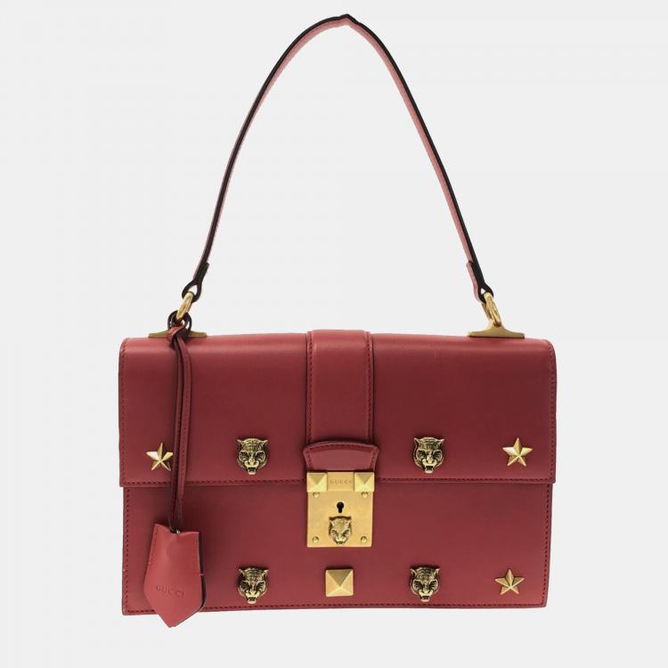 Gucci Cat Lock Top Handle Bag Gucci | The Luxury Closet
