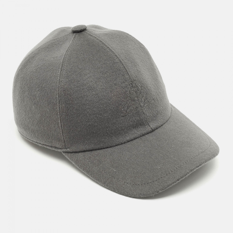 Loro Piana Grey Cashmere Storm System Baseball Cap S Loro Piana | TLC US