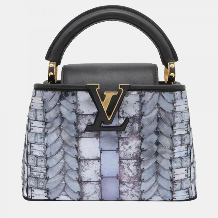 Louis Vuitton Blue Mini Sequin Capucines Louis Vuitton | The Luxury Closet