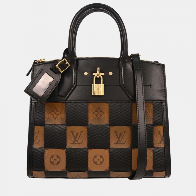Louis Vuitton City Steamer PM Monogram Reverse Canvas Tote Bag Louis ...
