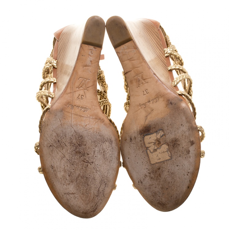 Replica Louis Vuitton Metallic Odyssey Sandal | IUCN Water