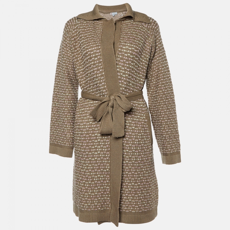 Missoni Brown Patterned Wool Knit Belted Cardigan M Missoni | The ... Missoni Brown Patterned Wool Knit Belted Cardigan M Missoni | The ...
