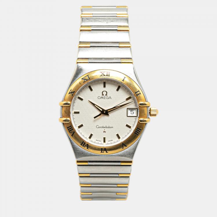 Omega Quartz Stainless Steel Constellation Watch Omega | The Luxury Closet