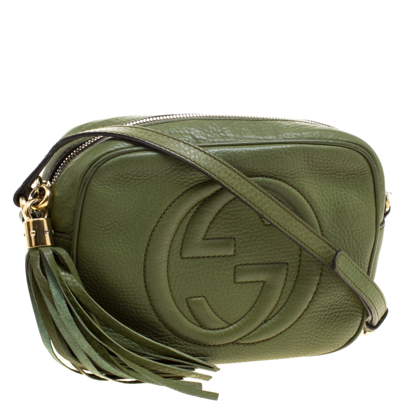 Gucci Soho Leather Disco Bag Green | semashow.com