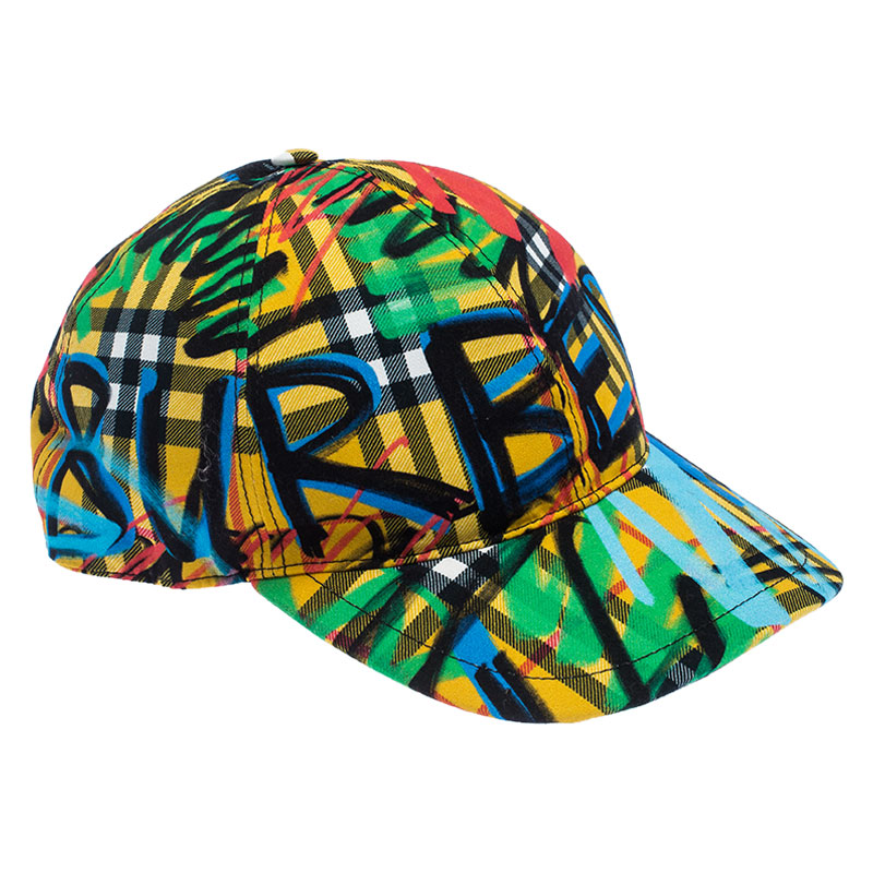 Burberry Multicolor Canvas Burby Fronts Cap M-L Burberry | The Luxury ...
