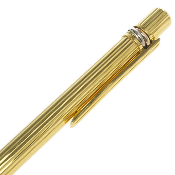 Cartier Gold Plated Steel Must de Cartier Trinity Ballpoint Pen Cartier ...