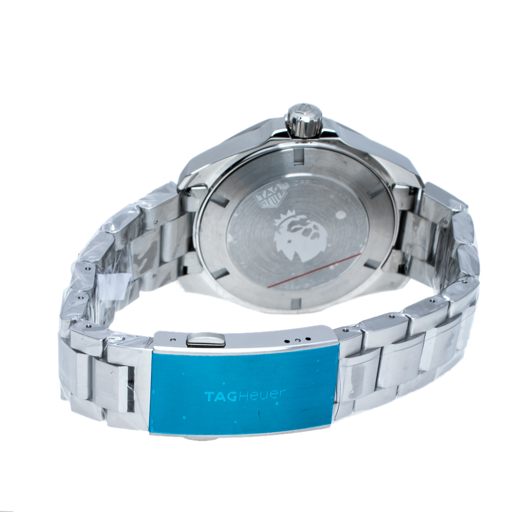 Tag Heuer Black Stainless Steel Aquaracer Match Timer Premier League ...