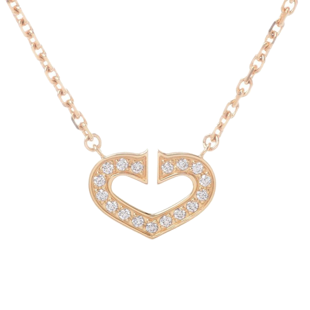 Cartier Heart of Cartier Diamonds 18K Yellow Gold Pendant Necklace ...
