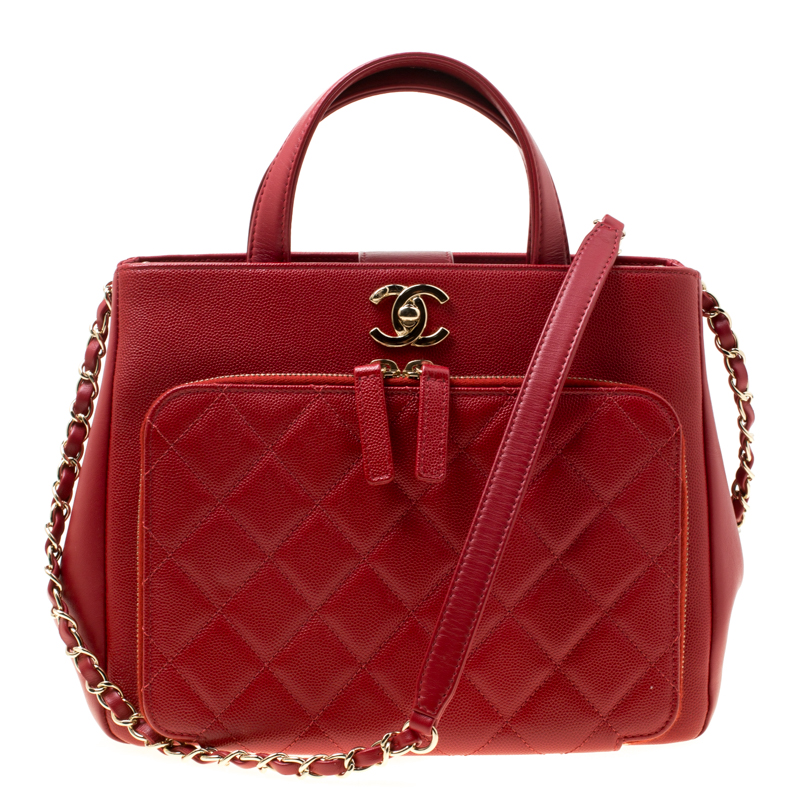 Red Chanel Bag Small | IUCN Water