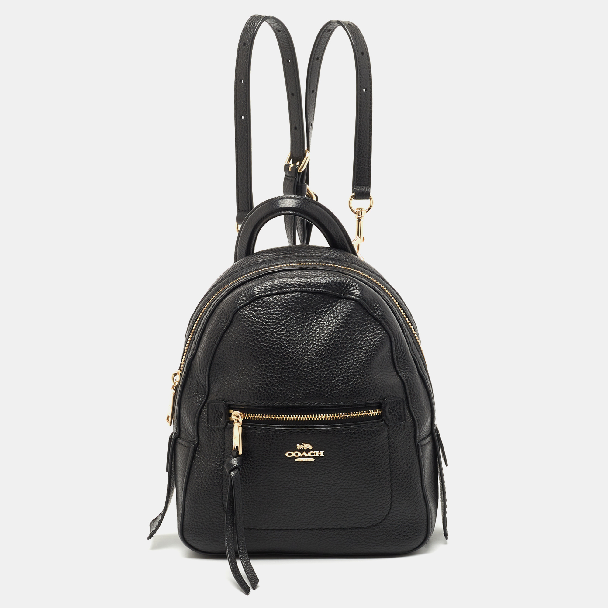 Pre-owned Coach Black Leather Andi Backpack | ModeSens
