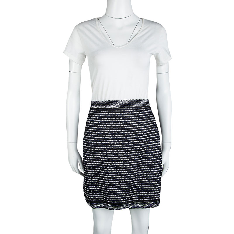 Dior Tricolor Textured Mini Skirt M Dior | TLC