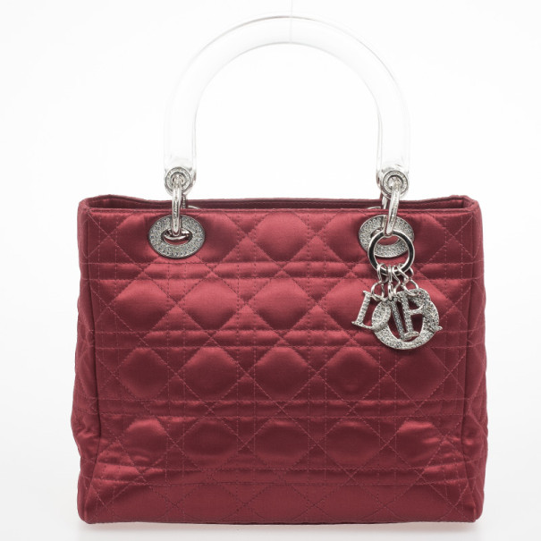 Christian Dior Red Satin Lady Dior Dior | TLC