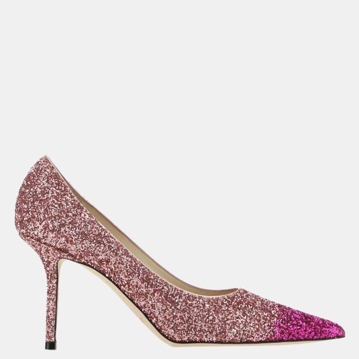 Pre-owned Jimmy Choo Pink Glitter Love 85 Pumps Size Eu 37 | ModeSens