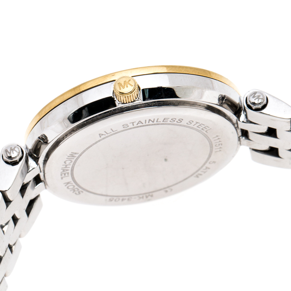 Michael Kors Darci Pearl White Two-tone Ladies Watch MK3405