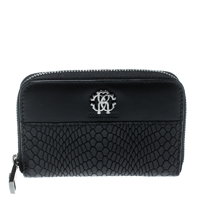 Roberto Cavalli Black Leather Wallet Roberto Cavalli | TLC